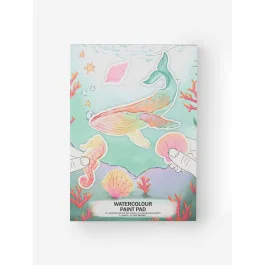 Typo - Bộ Màu Vẽ Kèm Sổ - Large Watercolour Paint Pad