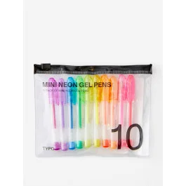 Typo - Bộ Bút Gel 10 Cây - Mini Gel Pen 10Pk