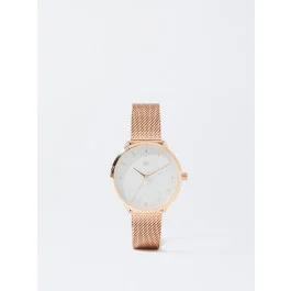 Parfois - Đồng Hồ Rose Gold Tray