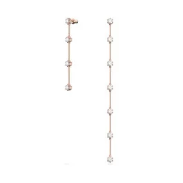 Bông tai Constella drop earrings, Asymmetrical, White, Rose gold-tone ...